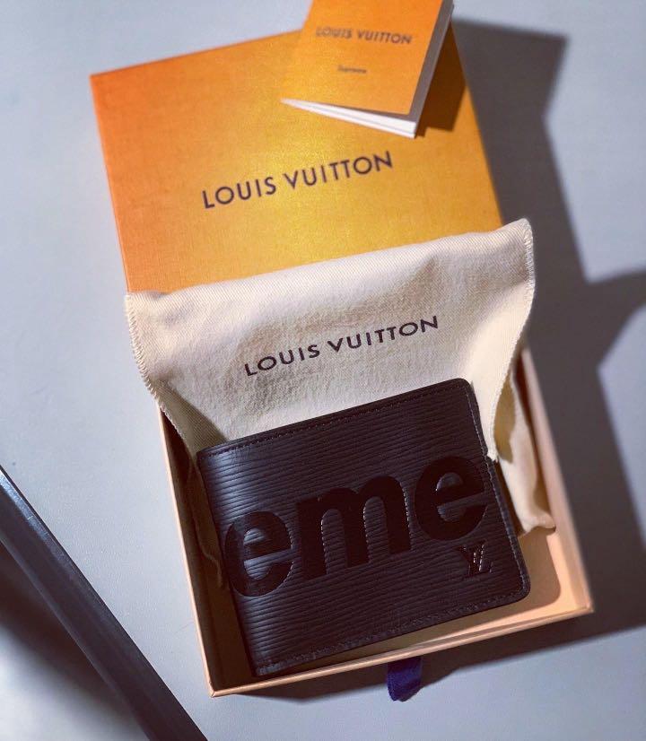 Louis Vuitton X Supreme Bifold wallet, Men's Fashion, Watches ...