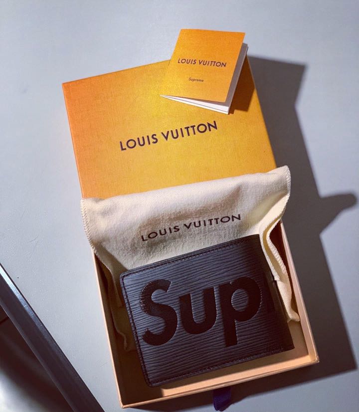 Louis Vuitton X Supreme Bifold wallet, Men's Fashion, Watches ...