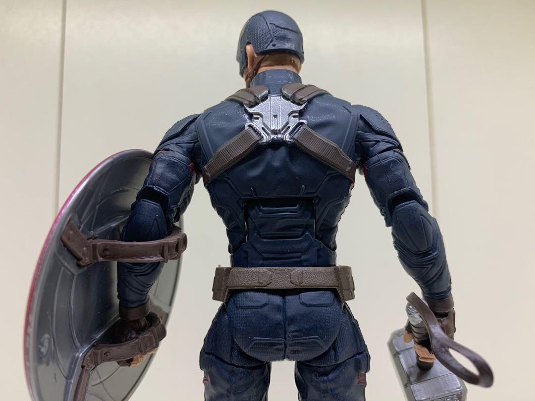 Marvel Legends Worthy Captain America w / ML Nota Studio Steve Rogers ...