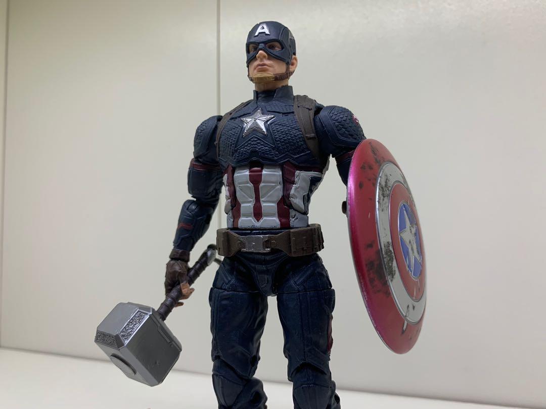 Marvel Legends Worthy Captain America w / ML Nota Studio Steve Rogers ...