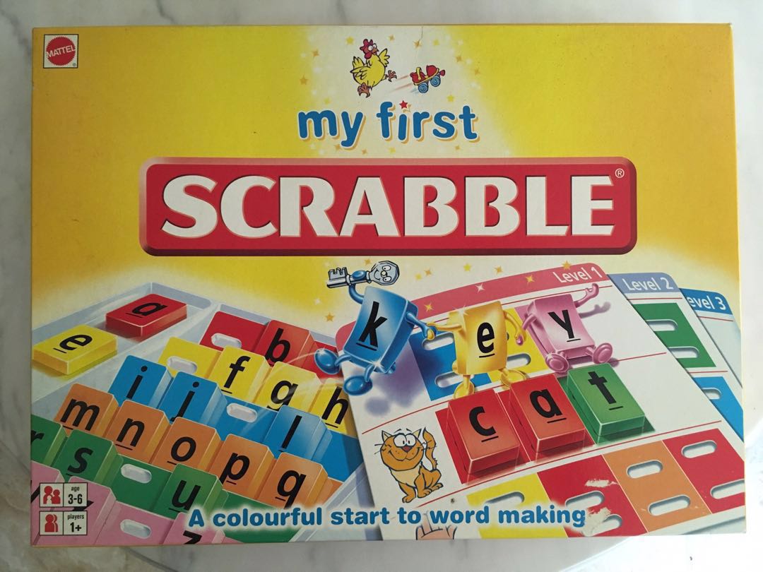 Mattel My First Scrabble, Hobbies & Toys, Toys & Games on Carousell
