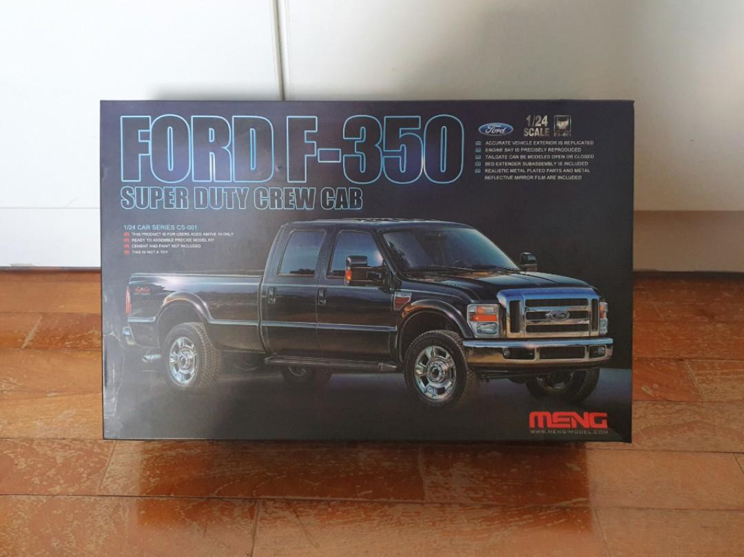 MENG 1/24 Ford F-350 Super Duty Crew Cab model kit, Hobbies & Toys ...