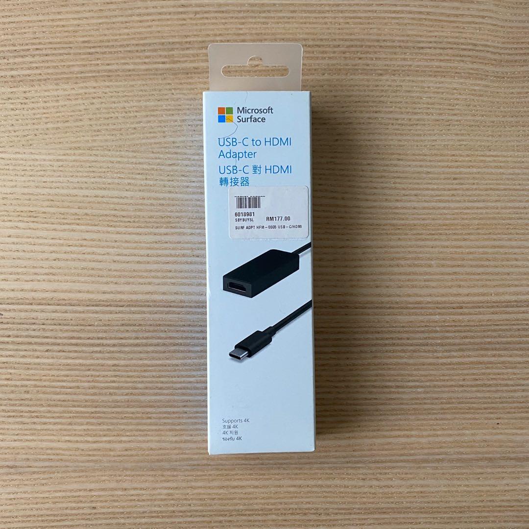 Microsoft Type C to HDMI Cable Dongle, Computers & Tech, Parts ...
