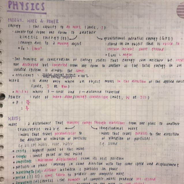 O level Pure Physics Notes, Hobbies & Toys, Books & Magazines ...