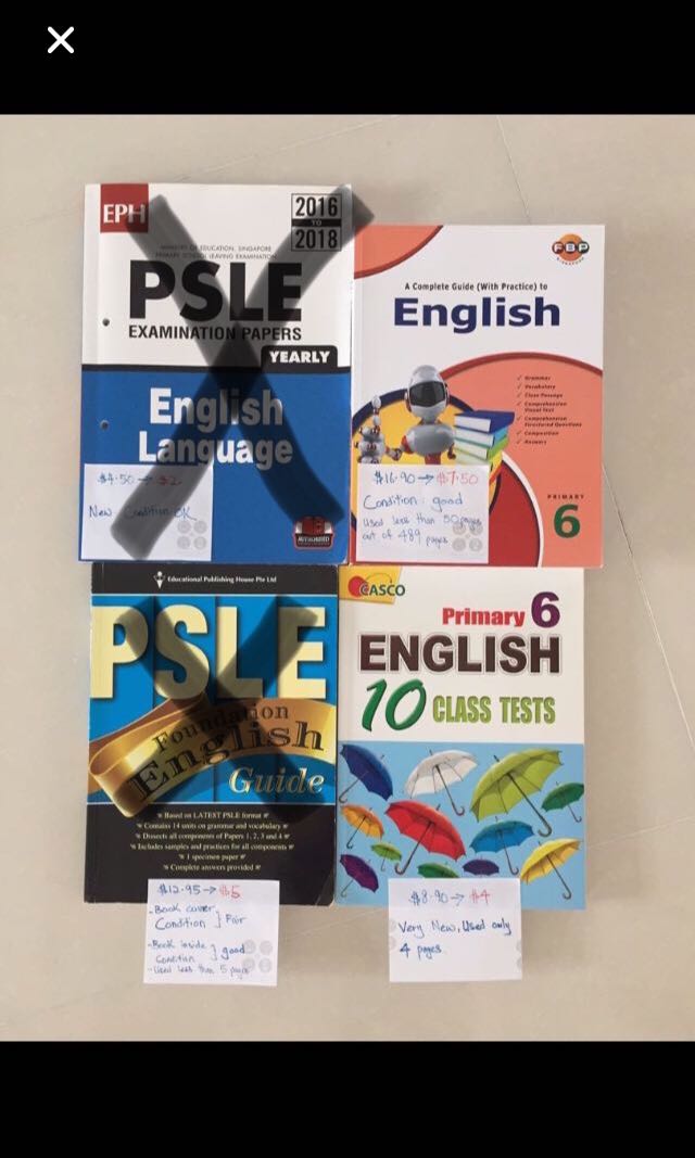 P6/PSLE- English, Hobbies & Toys, Books & Magazines, Assessment Books ...