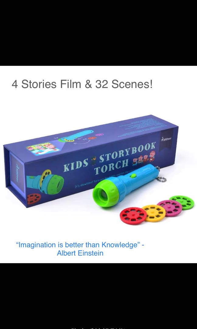 (PO) Kids Storybook Torch Projector, Hobbies & Toys, Books & Magazines ...