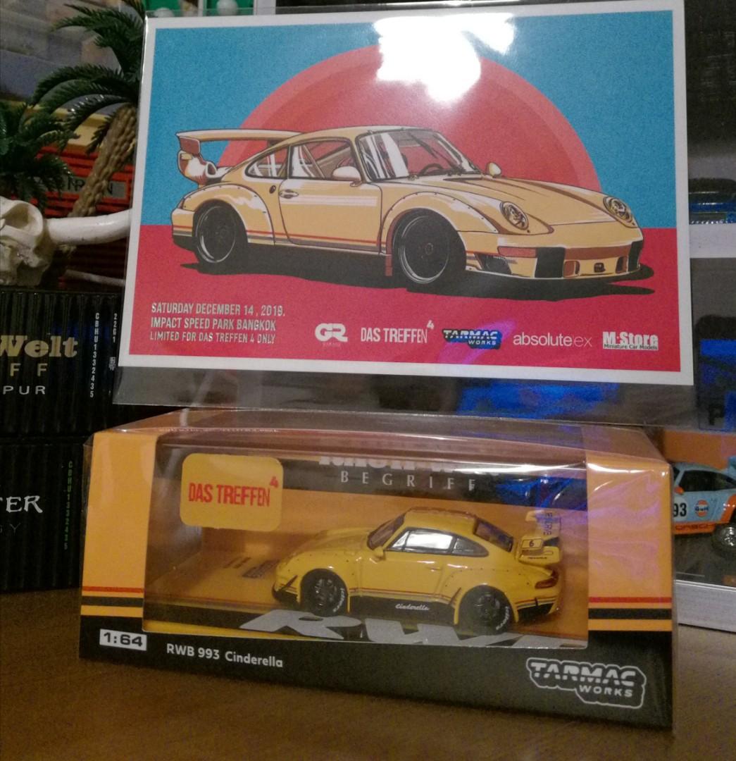 Tarmac Works Porsche 993 RWB Cinderella Thailand Exclusive, Hobbies ...