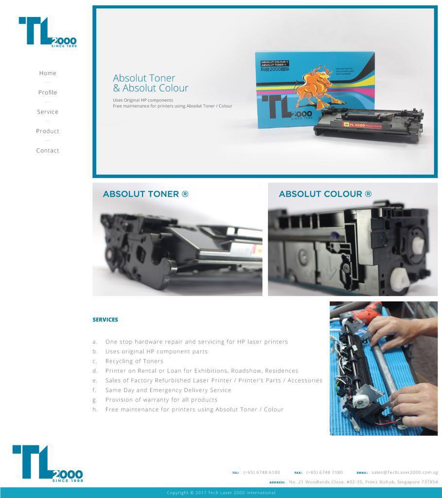 TL2000 Absolut toner cartridges for HP LaserJet printers, Computers ...