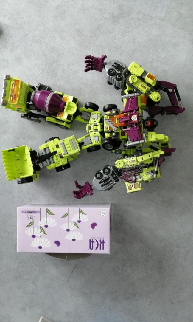 Transformers Devastator Combiners constructicons robots trucks cranes ...