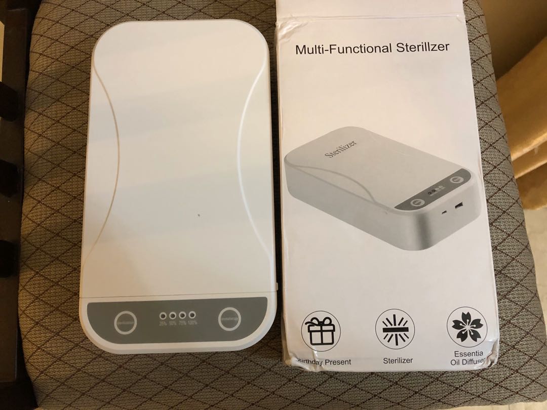 UV STERILIZER BOX, TV & Home Appliances, Irons & Steamers on Carousell