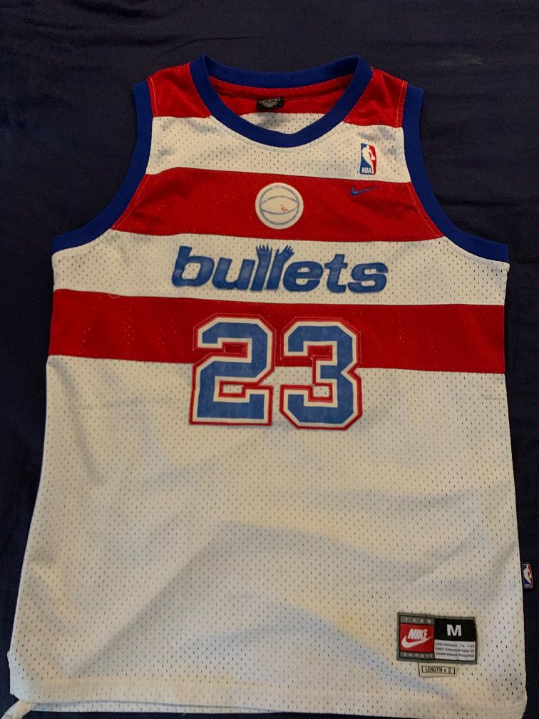 Vintage Michael Jordan Washington Bullets Jersey, Men's Fashion, Tops ...