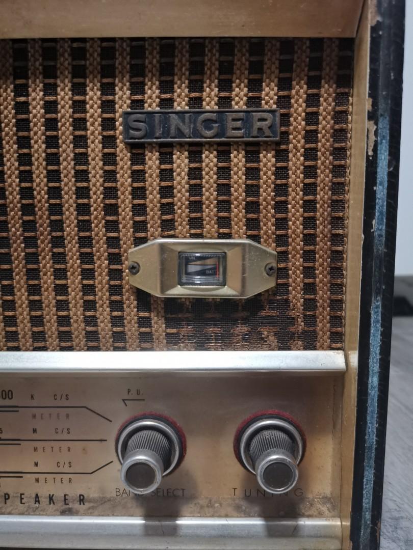 Vintage Singer Radio, Hobbies & Toys, Memorabilia & Collectibles ...