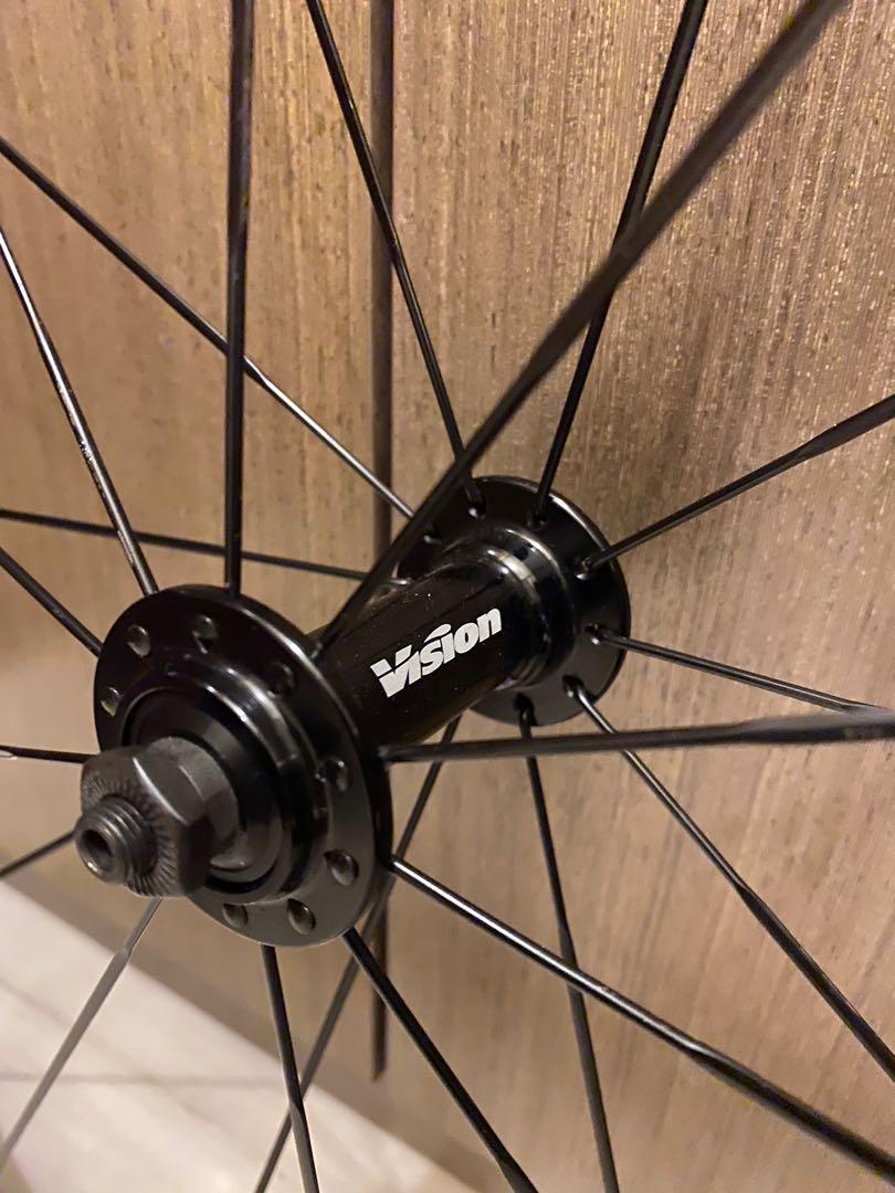Vision Team 25 Road Bike Wheels with quick release 公路車輪組連快拆, 運動產品, 單車及 ...