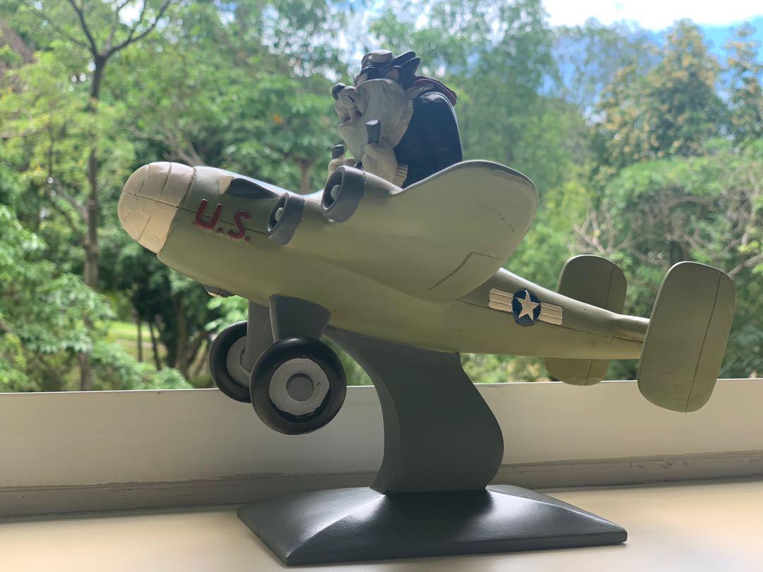 Collectors item Warner Bros Tasmanian Devil in war plane , Hobbies ...