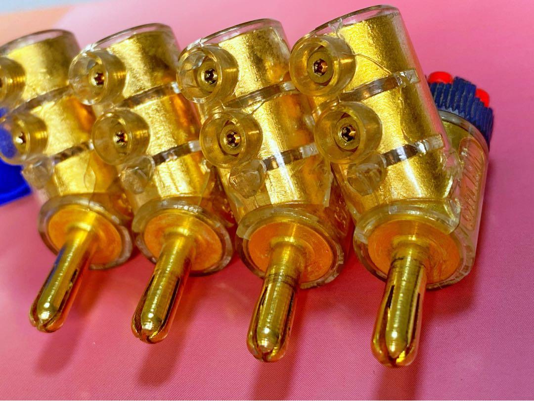 WBT 0645 TOPLINE speaker cable Plug ( complete set ), Audio, Other Audio Equipment on Carousell