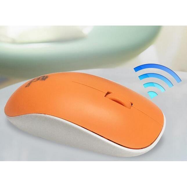 Wireless Mouse-orange and white, Electronics, Computer Parts ...