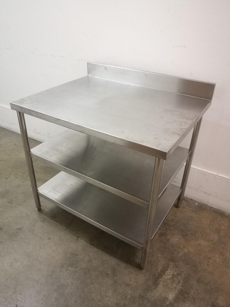 3 tier stainless steel table, Furniture & Home Living, Kitchenware ...