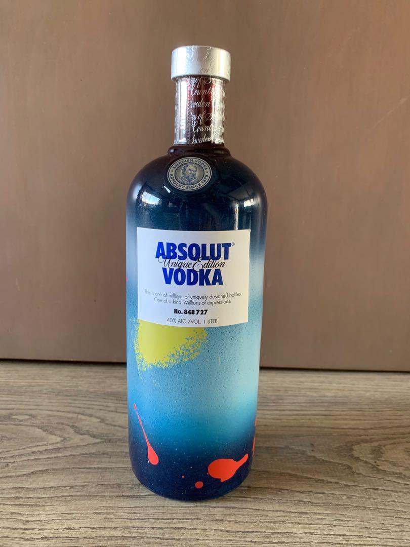 Absolut Vodka (Unique Edition), Food & Drinks, Alcoholic Beverages on ...