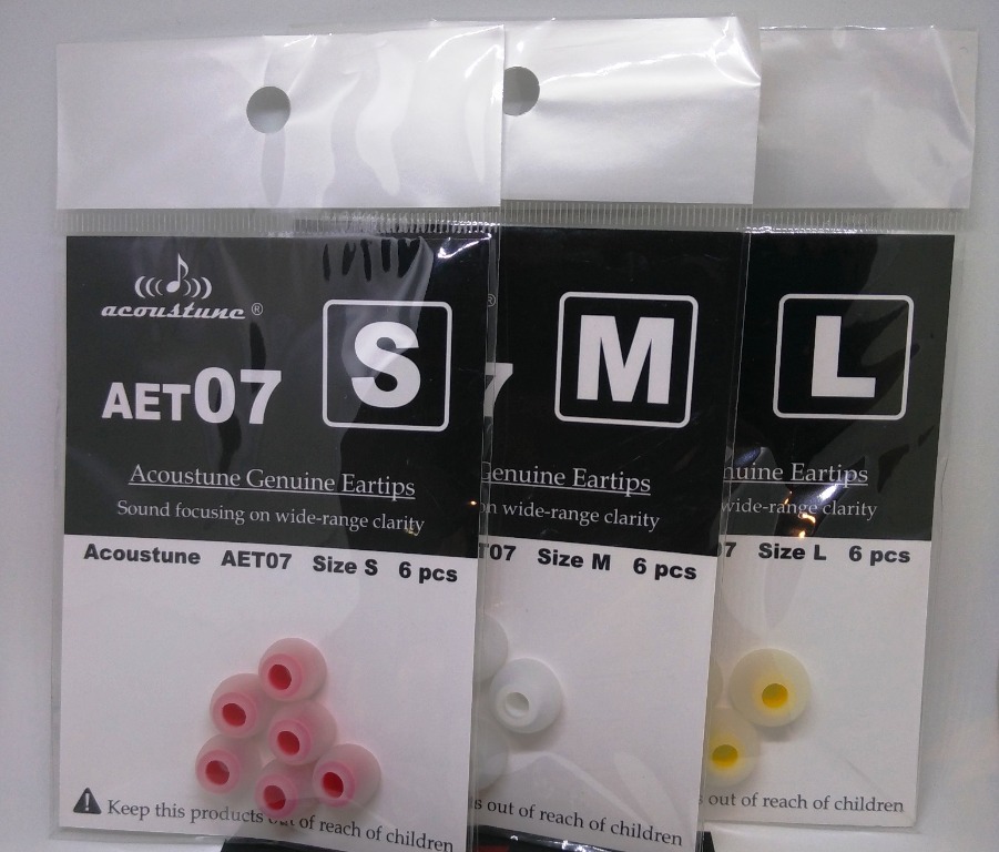 Acoustune Eartips AET-07, Audio, Headphones & Headsets on Carousell