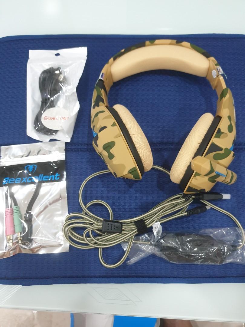 Two set Beexcellent Gaming Headset $20 each, Audio, Headphones ...