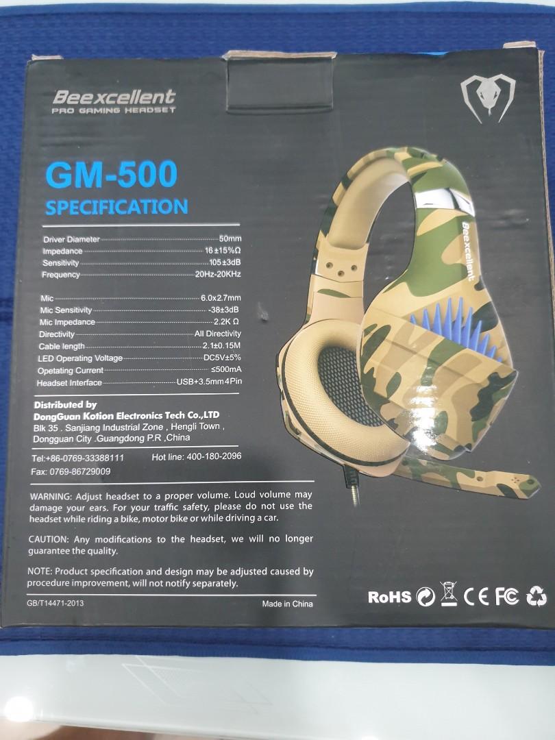 Two set Beexcellent Gaming Headset $20 each, Audio, Headphones ...