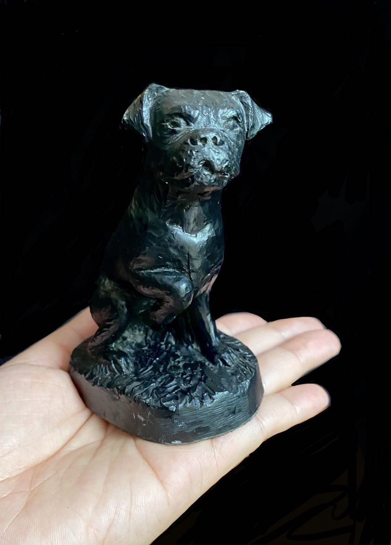 ♥️British Coal Dog Display, Furniture & Home Living, Home Improvement ...