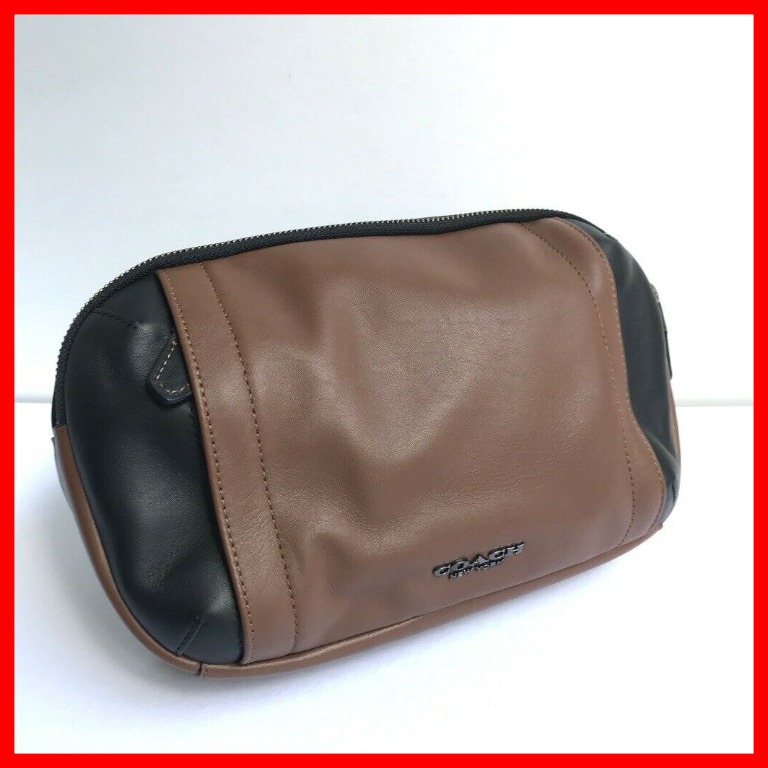 Coach Graham Utility Pack Saddle Brown Leather Men Bag, Men's Fashion ...