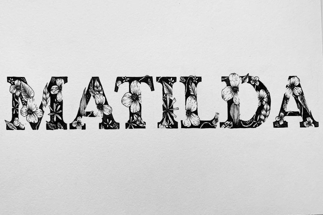 Custom Name Drawing, Hobbies & Toys, Stationery & Craft, Art & Prints ...