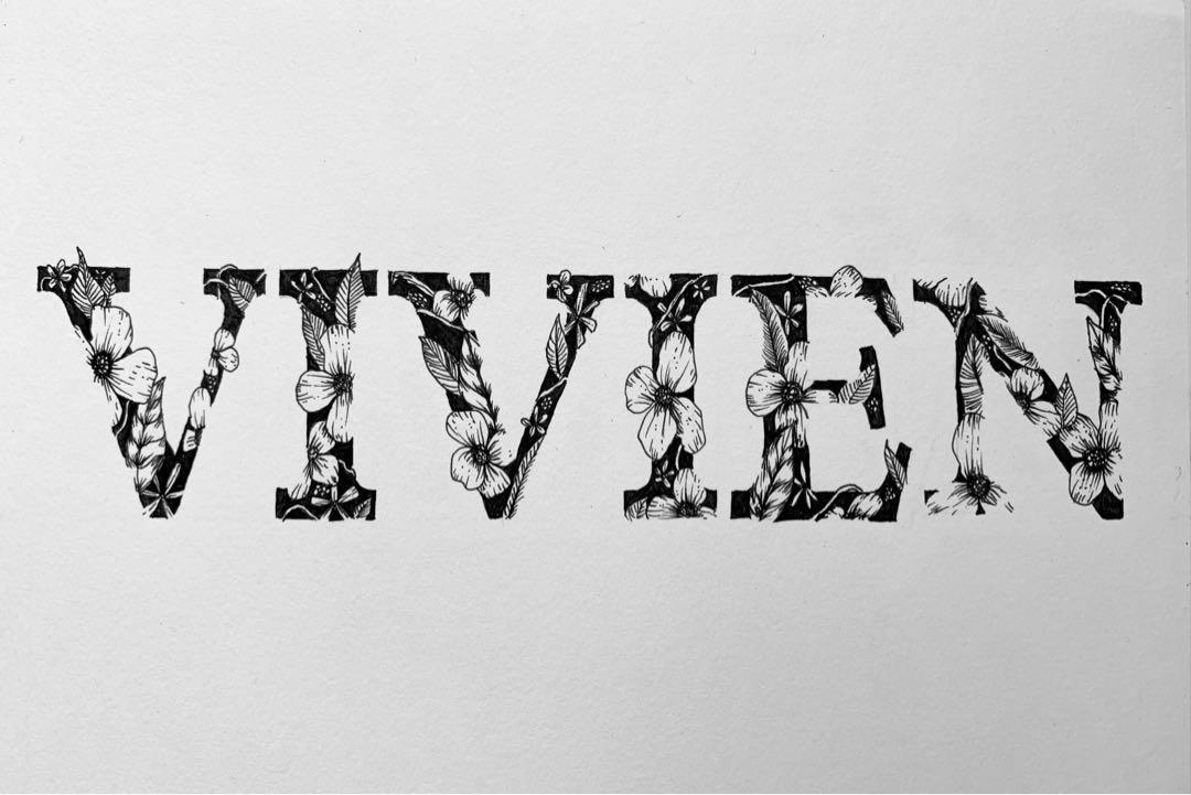 Custom Name Drawing, Hobbies & Toys, Stationery & Craft, Art & Prints ...