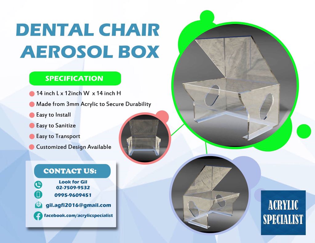 DENTAL AEROSOL BOX, Furniture & Home Living, Cleaning & Homecare ...