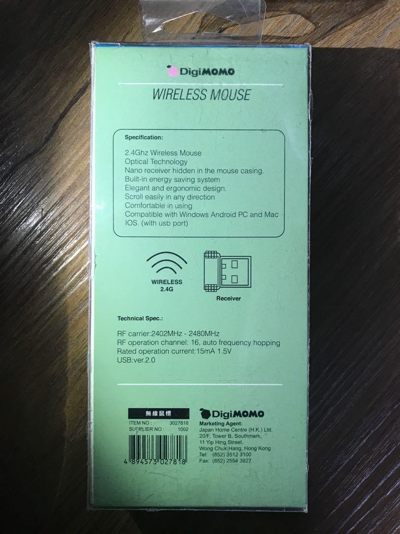 DigiMOMO Wireless Mouse, Computers & Tech, Parts & Accessories, Mouse ...