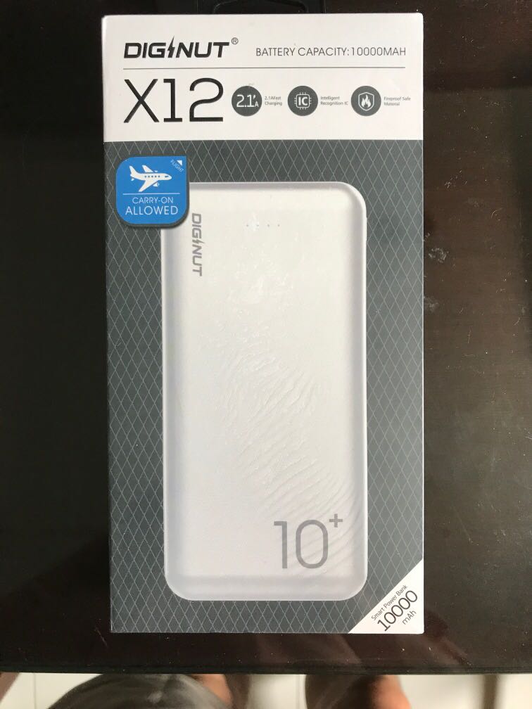 Diginut X12 Smart Power Bank 10000mAh, Mobile Phones & Gadgets, Mobile ...