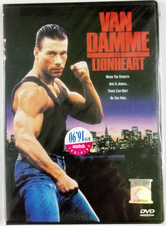 English Movie Lionheart DVD 1990 Action Film Jean-Claude van Damme ...
