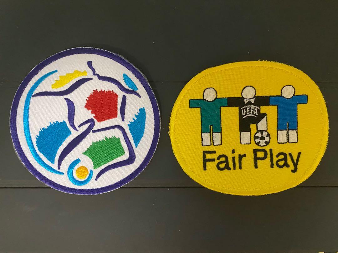 EURO 1996 IRON ON ARM PATCHES - PLAYER VERSION, Sports Equipment ...