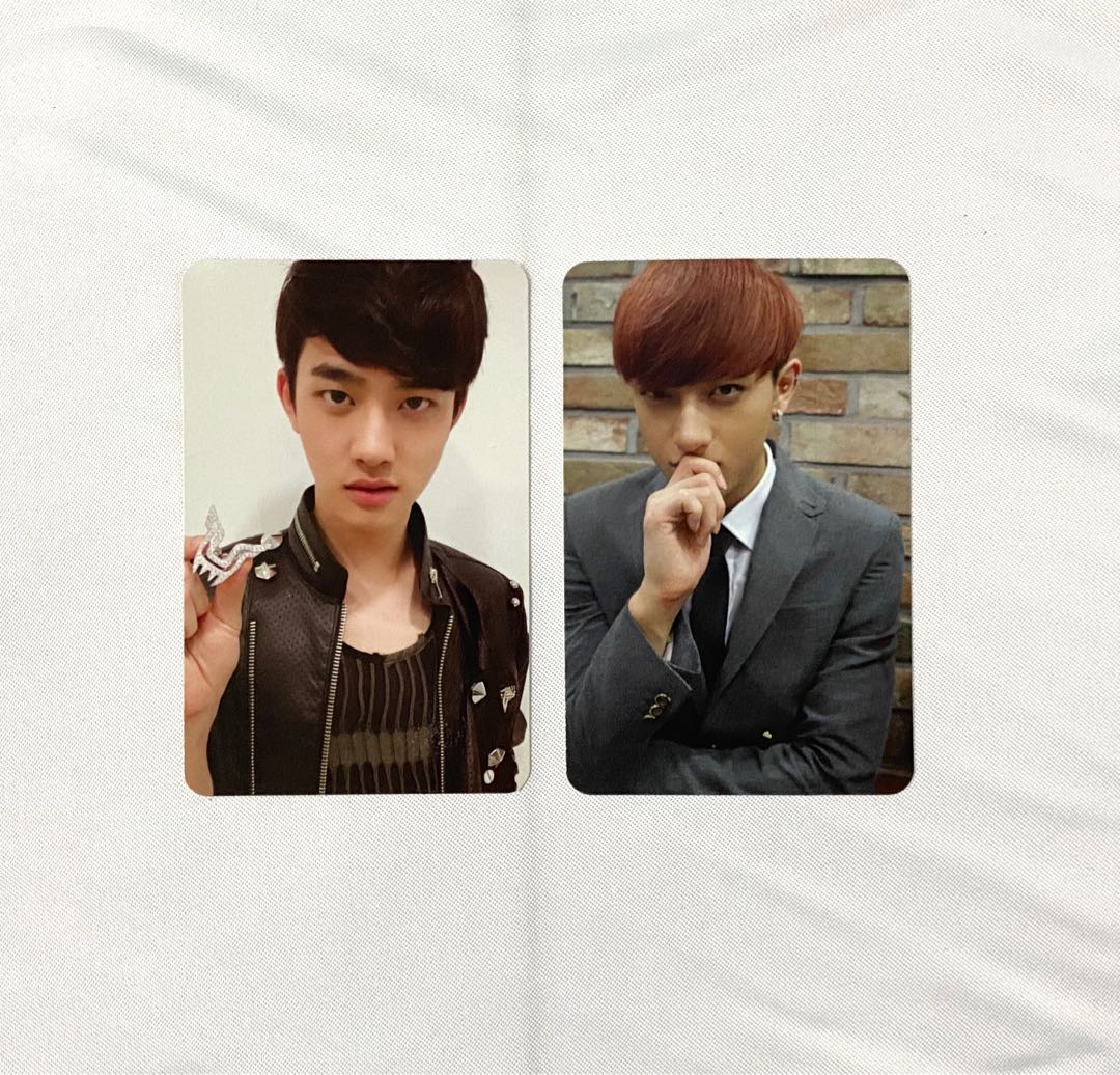 EXO Photocards (Authentic), Hobbies & Toys, Memorabilia & Collectibles ...