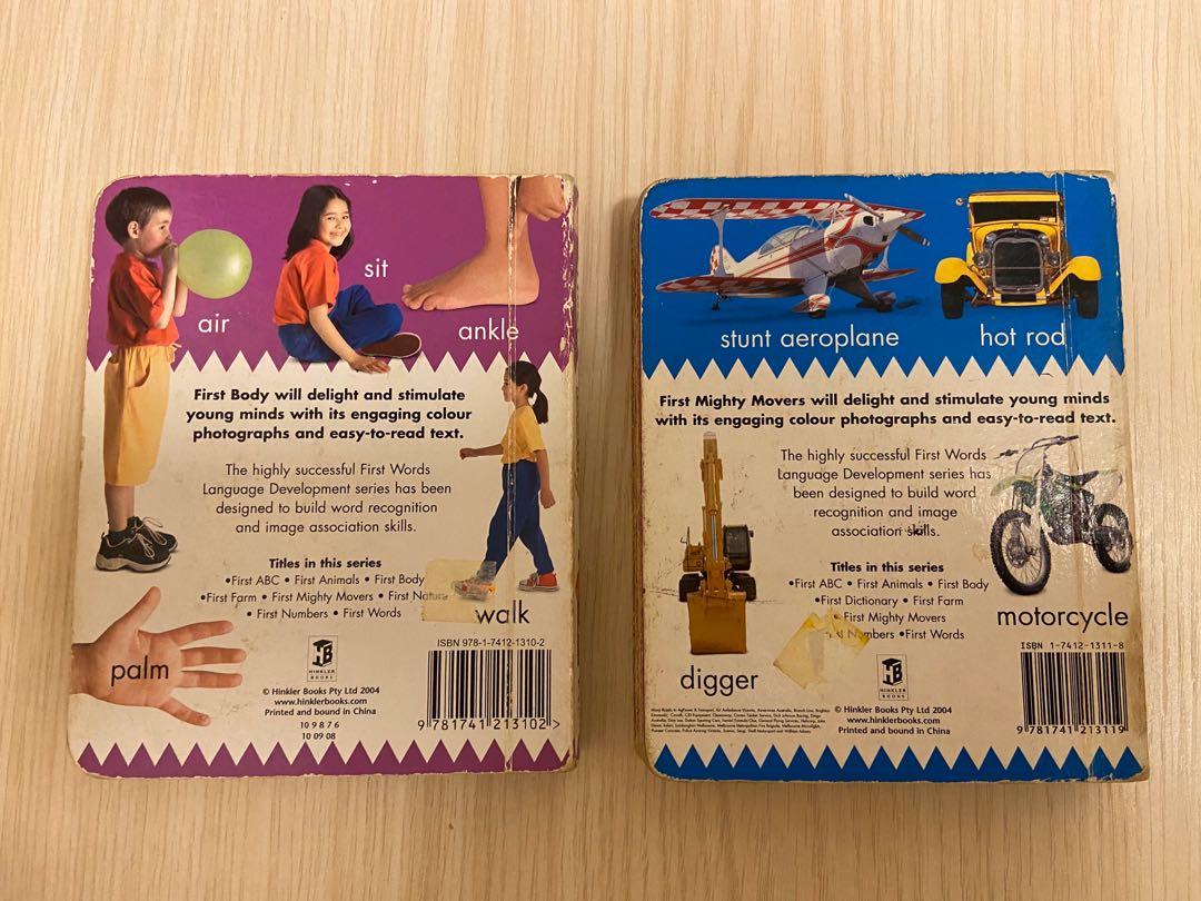 幼兒英文圖書兩本 (First Body, First Mighty Movers) Hinkler English Books (2 pcs ...