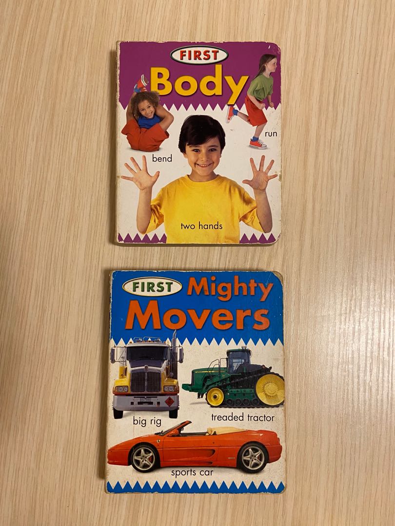 幼兒英文圖書兩本 (First Body, First Mighty Movers) Hinkler English Books (2 pcs ...