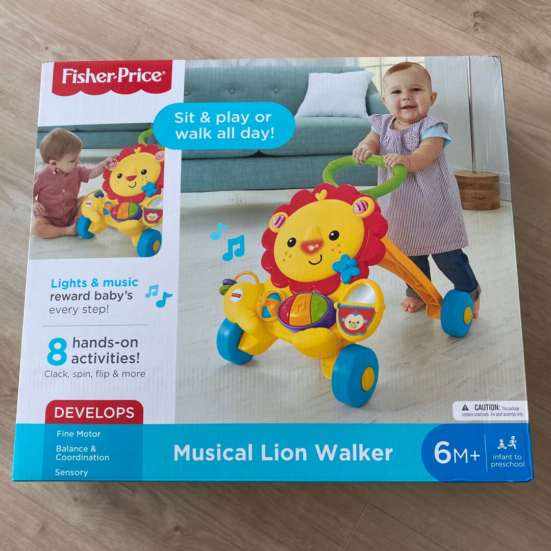 Fisher Price Musical Lion Walker, Babies & Kids, Toys & Walkers on ...