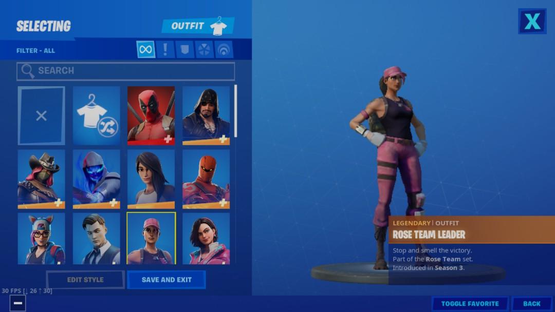 Fortnite account stack with save the world, Toys & Games, Video Gaming ...