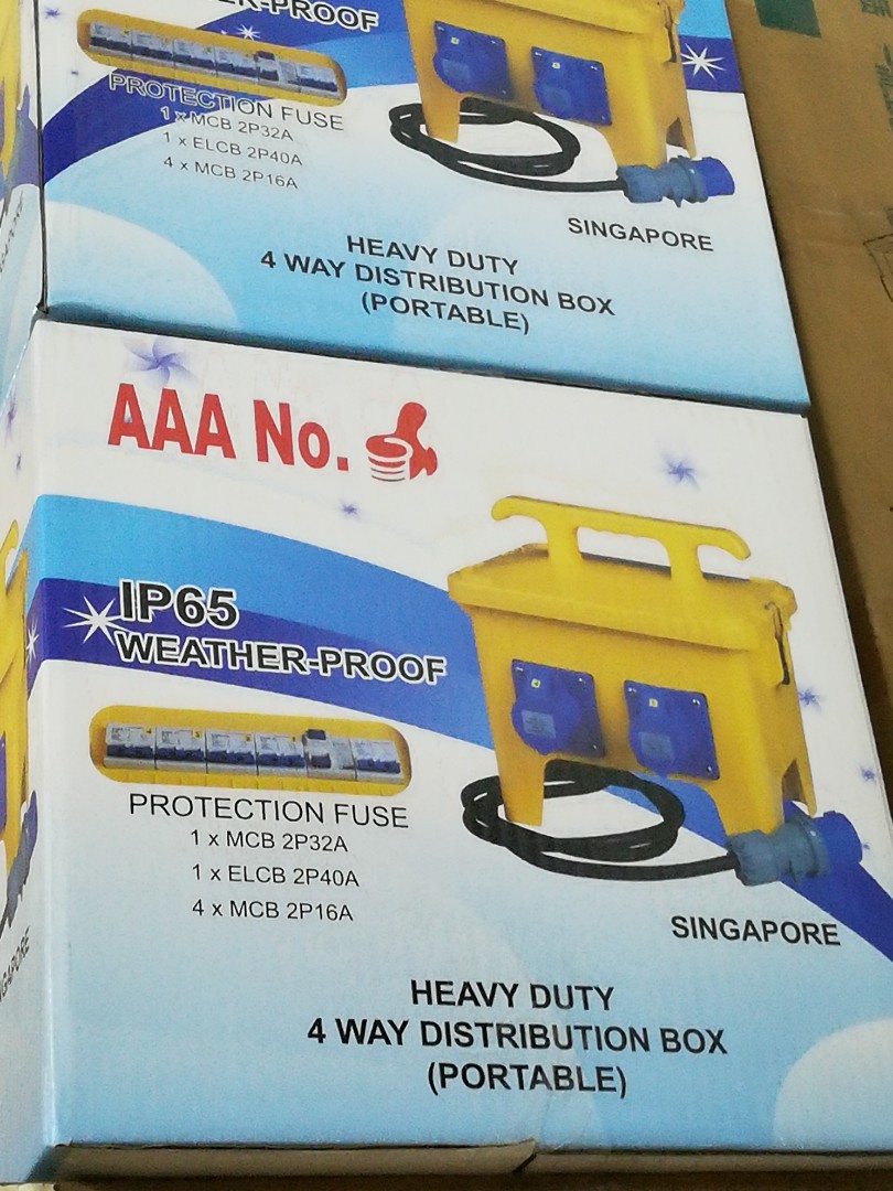 Heavy Duty 4 Way Distribution Box (DB Box), Everything Else on Carousell