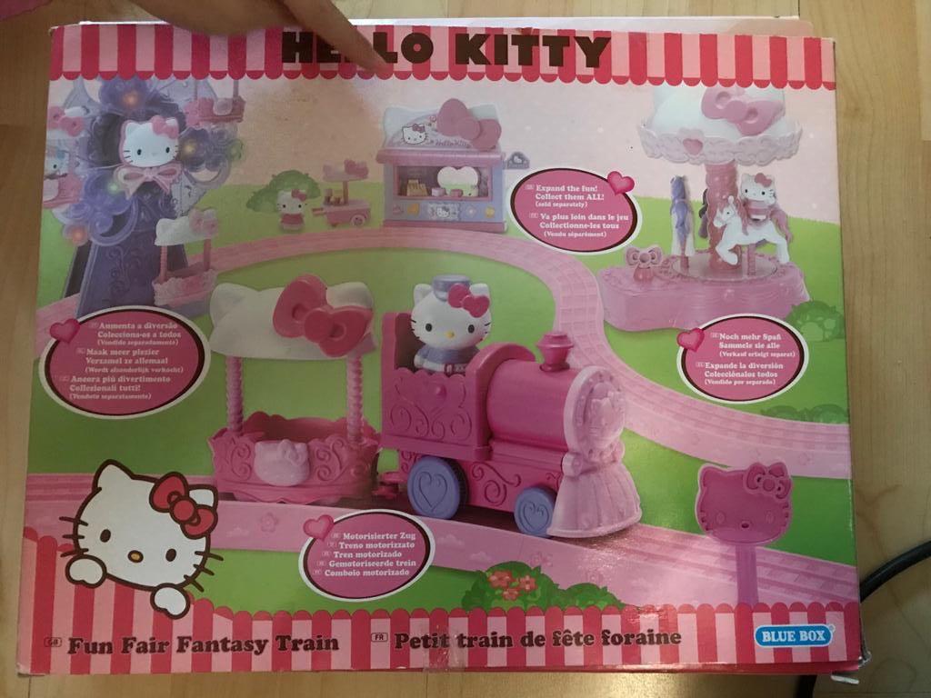 Hello Kitty Train set, Hobbies & Toys, Toys & Games on Carousell