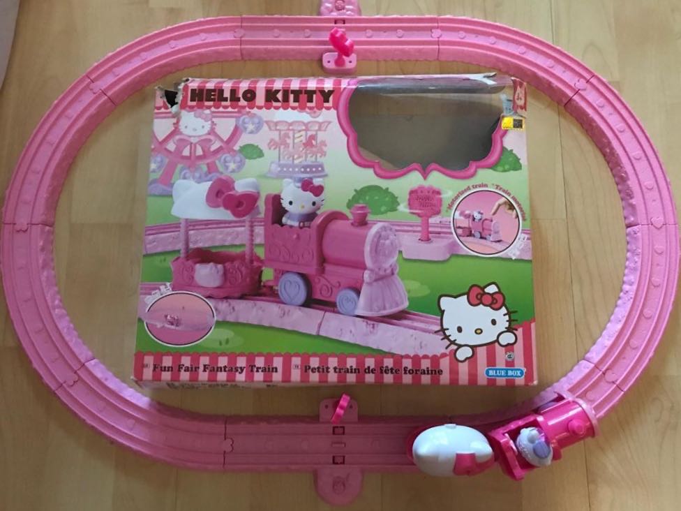 Hello Kitty Train set, Hobbies & Toys, Toys & Games on Carousell
