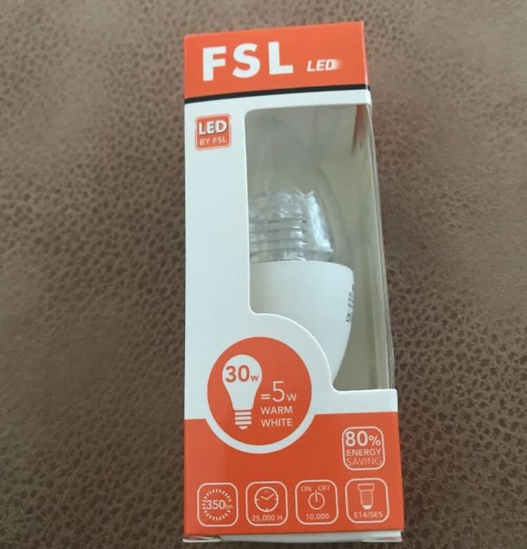 IKEA Light Bulb FSL LED, Furniture & Home Living, Lighting & Fans ...