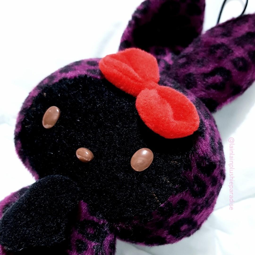 13CM Japan E-eikoh Sanrio Hello Kitty In Black Bunny Rabbit Maroon Pink ...
