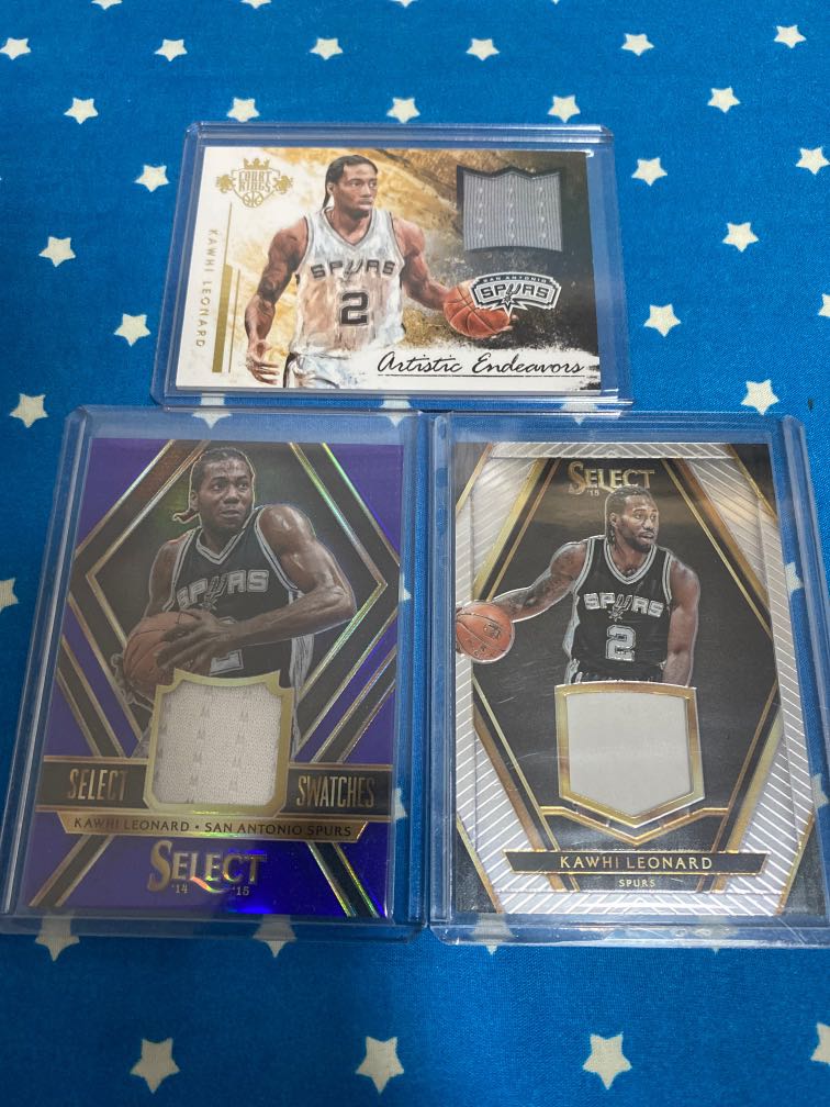 Kawhi Leonard - Panini Jersey Patch Cards, Hobbies & Toys, Toys & Games ...