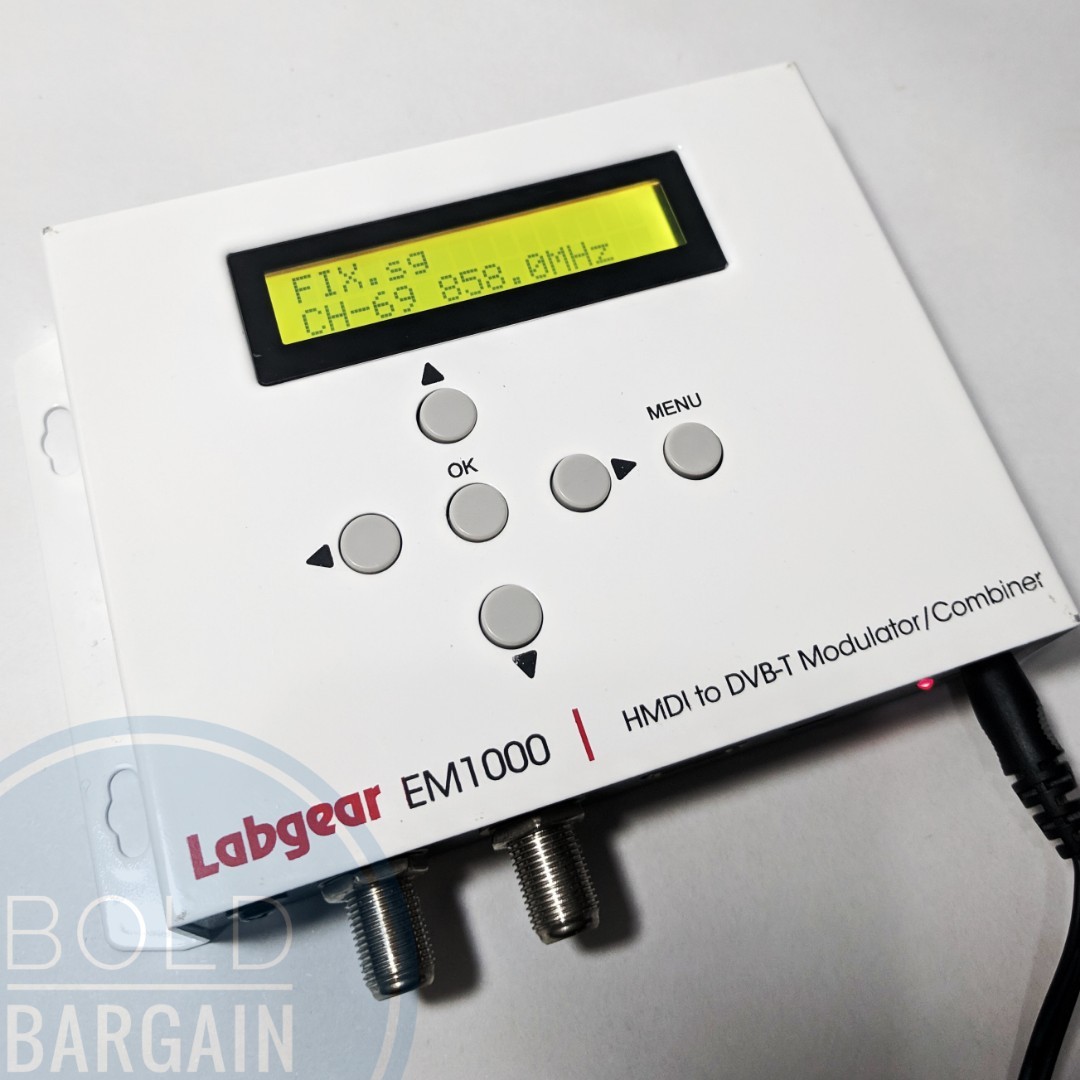 Labgear EM1000 DVB-T Digital HD TV Encoder Modulator Combiner ...