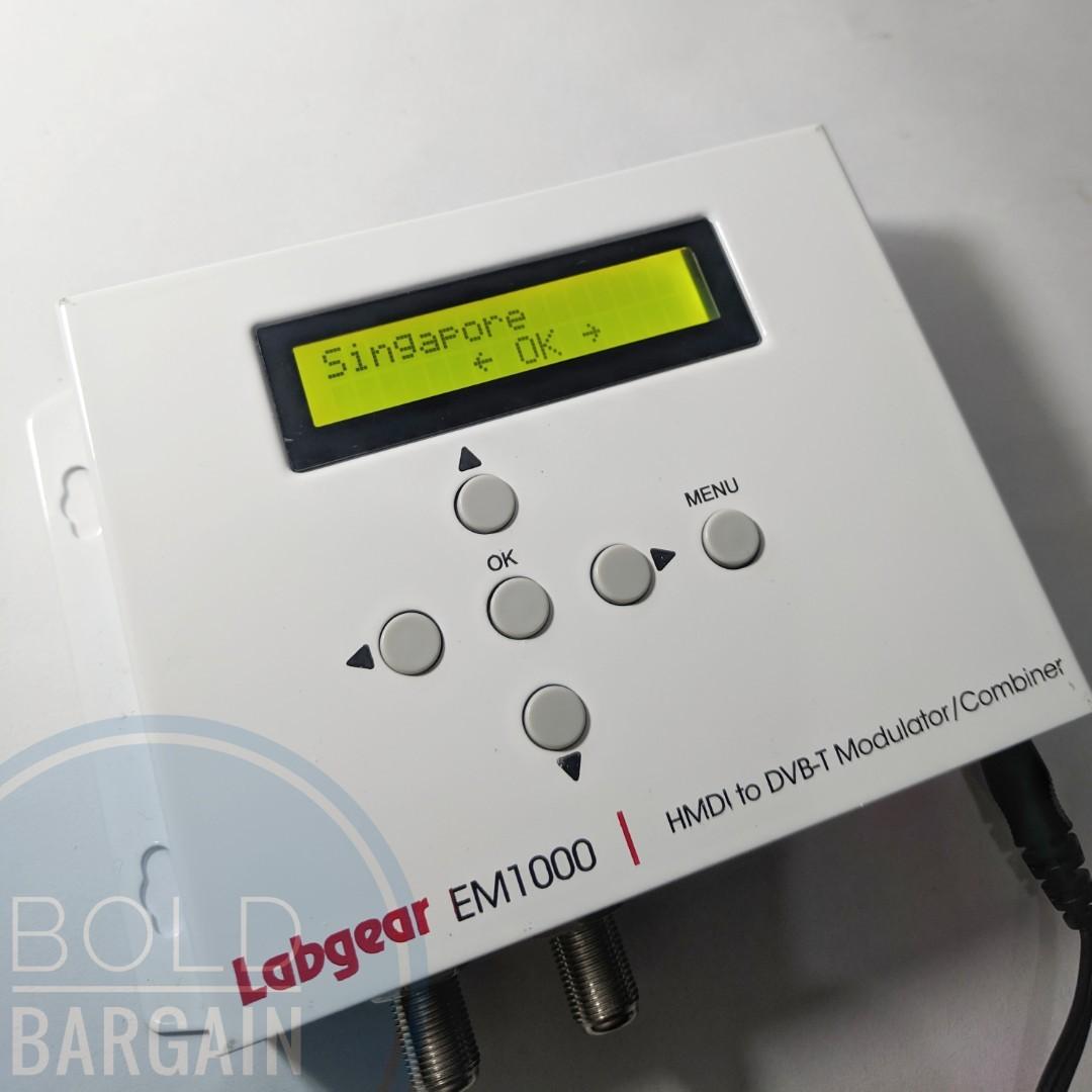 Labgear EM1000 DVB-T Digital HD TV Encoder Modulator Combiner ...