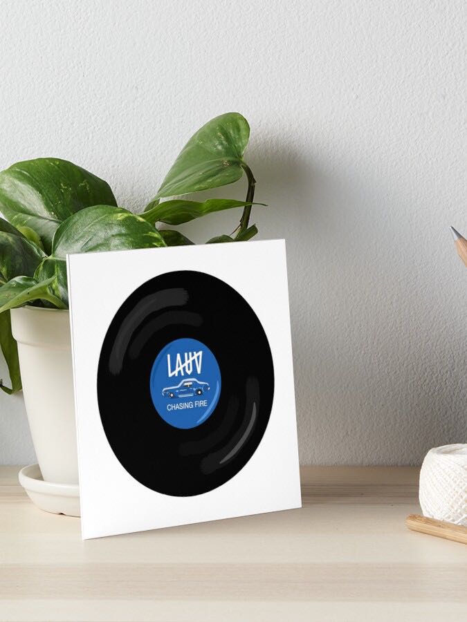 Lauv Chasing Fire Album Art Board, Hobbies & Toys, Music & Media, Music ...