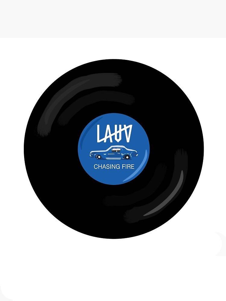 Lauv Chasing Fire Album Art Board, Hobbies & Toys, Music & Media, Music ...