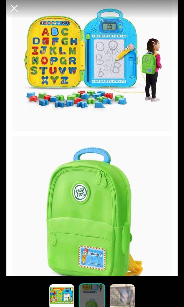 Leap frog go-with-me ABC backpack, Babies & Kids, Infant Playtime on ...